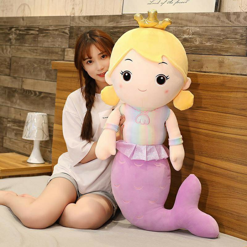 Jual Boneka Mermaid Duyung Jumbo Tinggi 50cm/70cm - 90cm | Shopee Indonesia