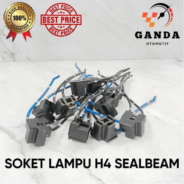 Jual Socket Lampu H4 /Soket Lampu H4/Soket Lampu Sealbeam/Socket H4 ...