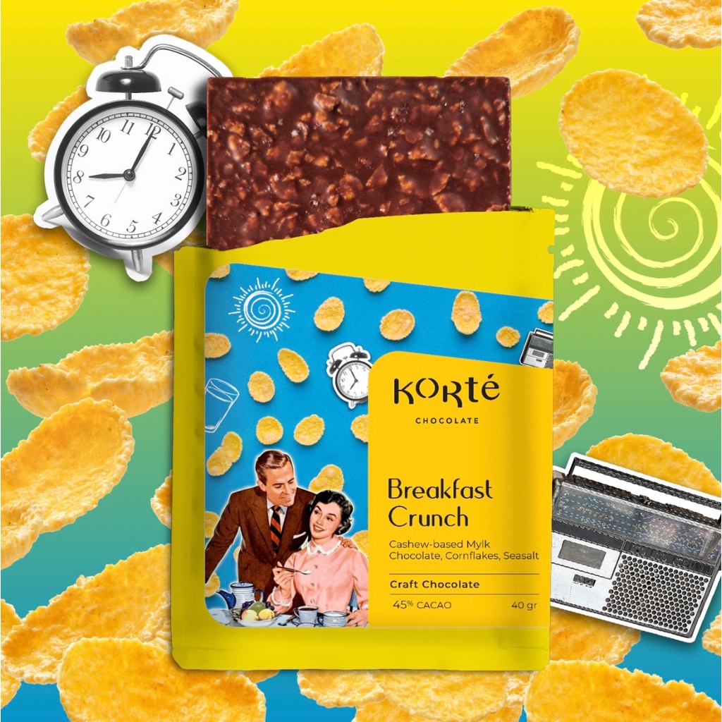 Jual Korte Breakfast Crunch Chocolate Bar | Shopee Indonesia