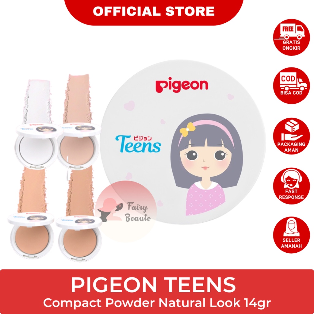 Jual PIGEON Teens Teen Compact Powder + UV Protection 14Gr / Bedak ...