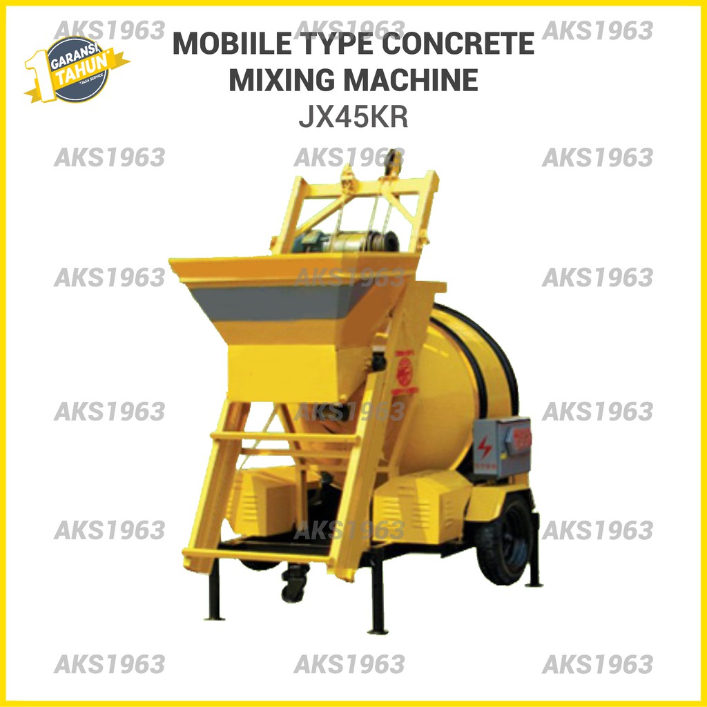 Jual Mesin Pengaduk Semen Molen Mini-Mobile Type Concrete Mixing ...