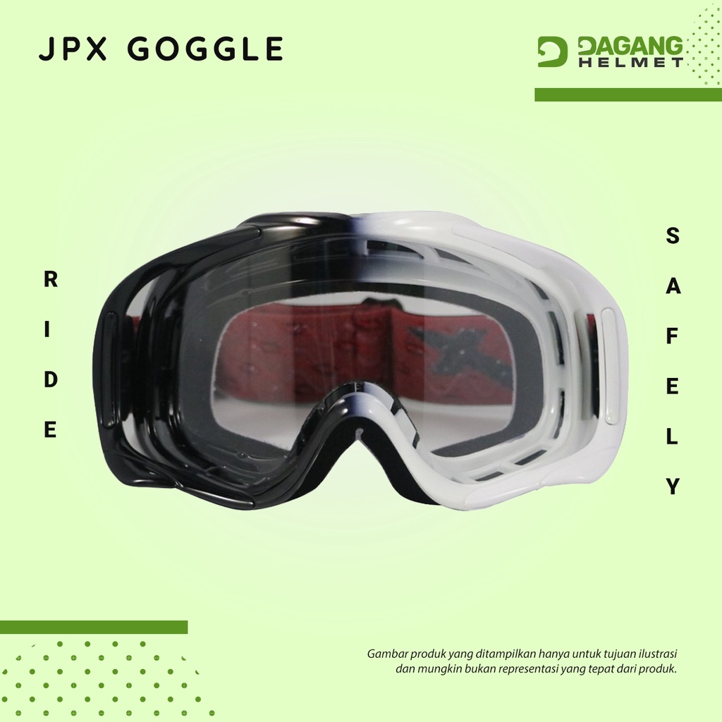 Jual Goggle Cross Clear JPX | Shopee Indonesia