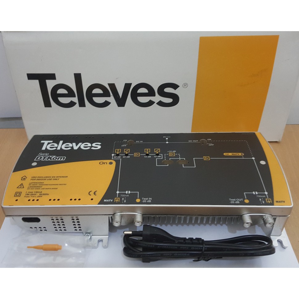 Jual RF Amplifier 5338 Televes 53 dB Indonesia|Shopee Indonesia