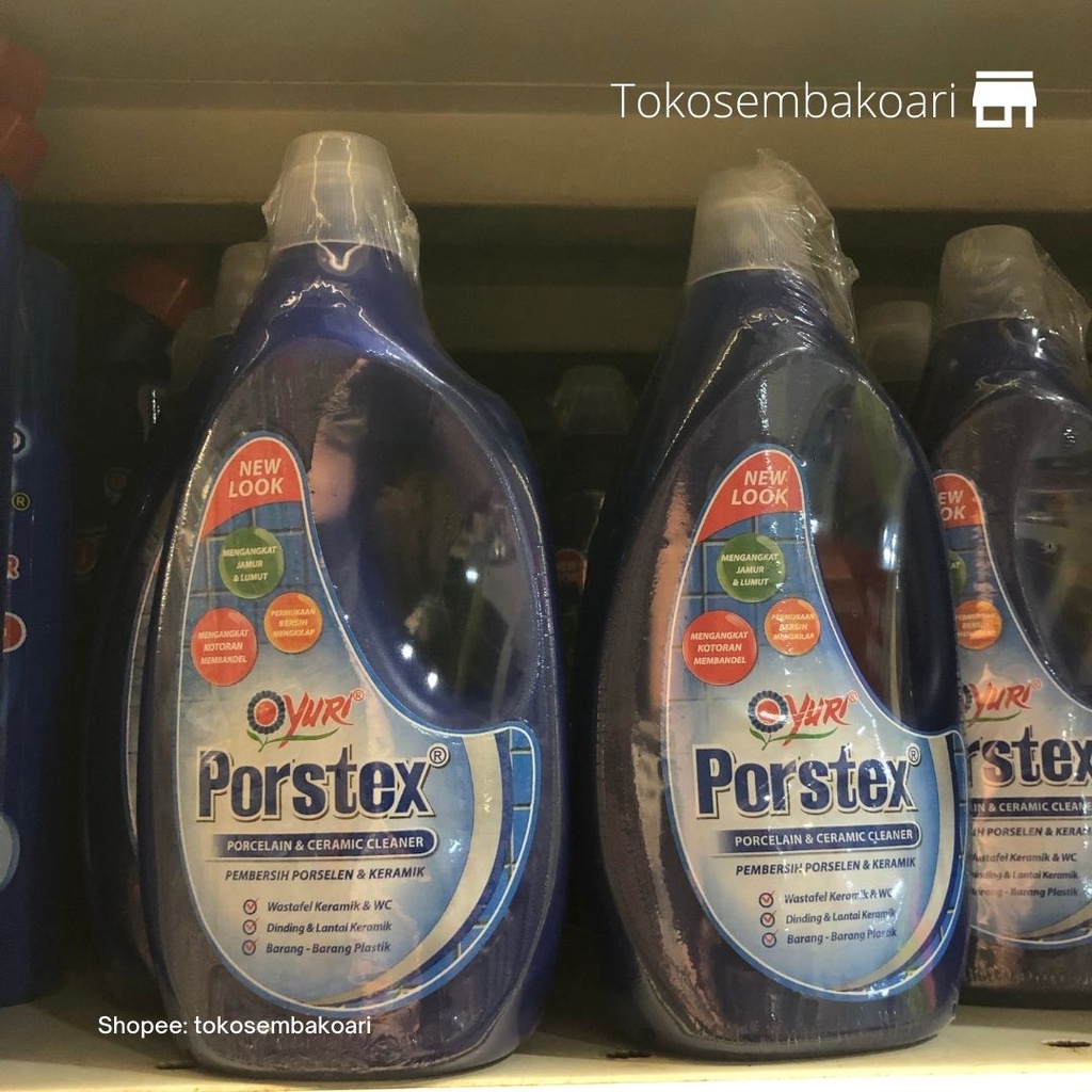 Jual Yuri Porstex Pembersih Keramik Biru dan Ungu Botol 500 ml ...