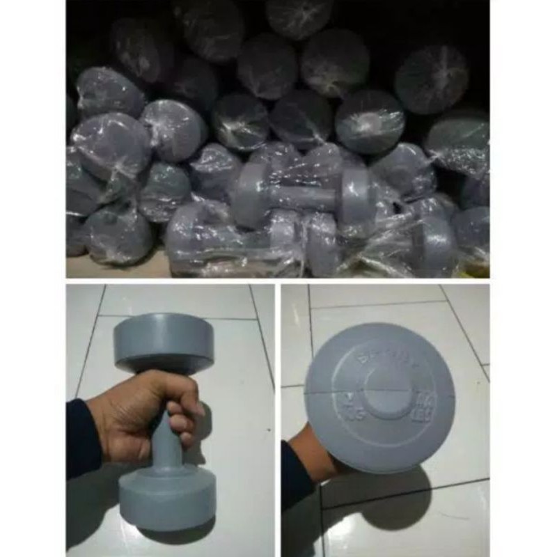 Jual Dumble / barbel plastik / dumbell / dumbel 1kg 1 kg / stamina ...