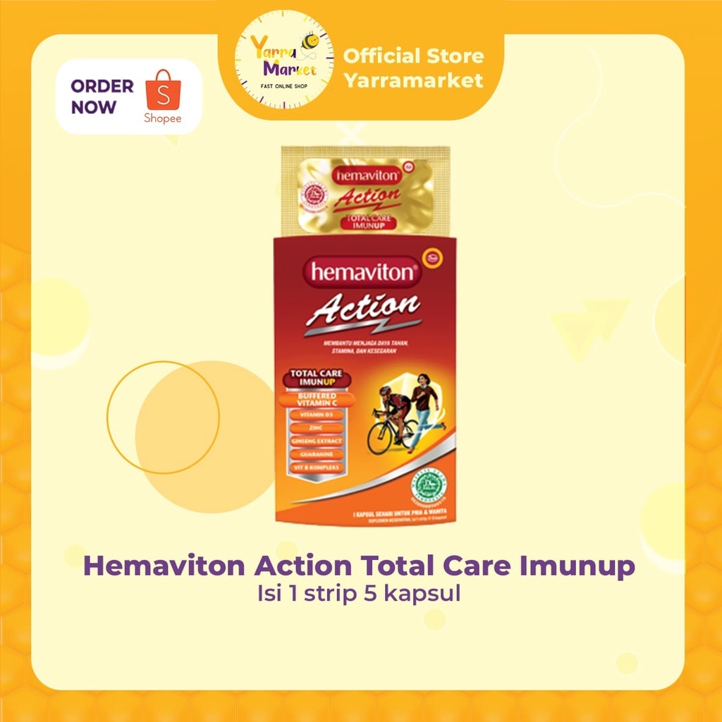 Jual HEMAVITON ACTION {Per 5 Kapsul} | Shopee Indonesia