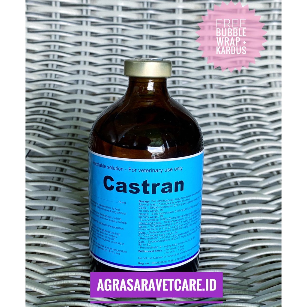 Jual CASTRAN 100 ml (VET ONLY disertai resep drh) | Shopee Indonesia