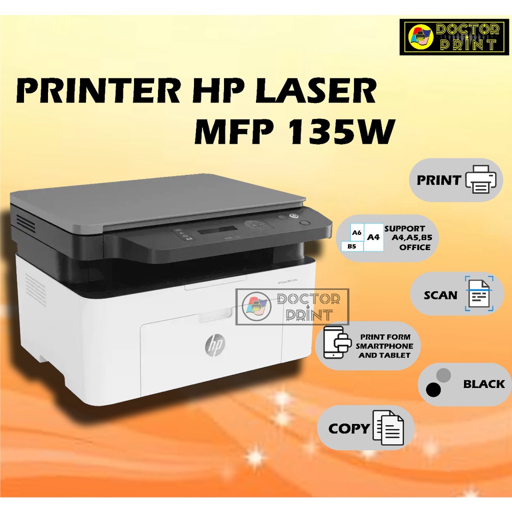 Jual Printer HP Laserjet MFP M135w | Shopee Indonesia