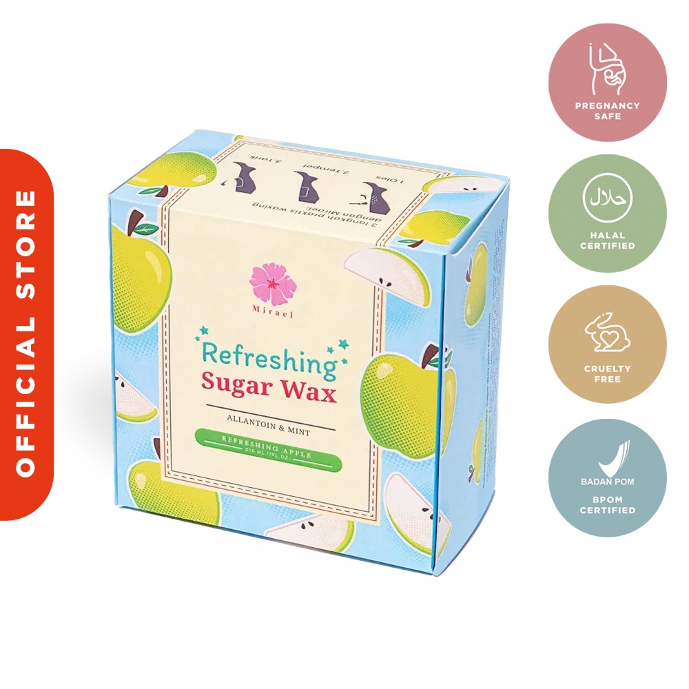 MSBB - MIRAEL Refreshing Apple Sugar Wax Kit - My Skin But Better