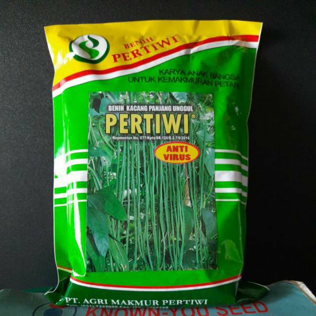 Jual benih sayur kacang panjang tahan virus PERTIWI 500gr | Shopee ...