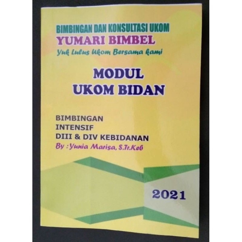 Jual modul ukom bidan bimbingan intensif Dlll&DIVkebidanan | Shopee ...