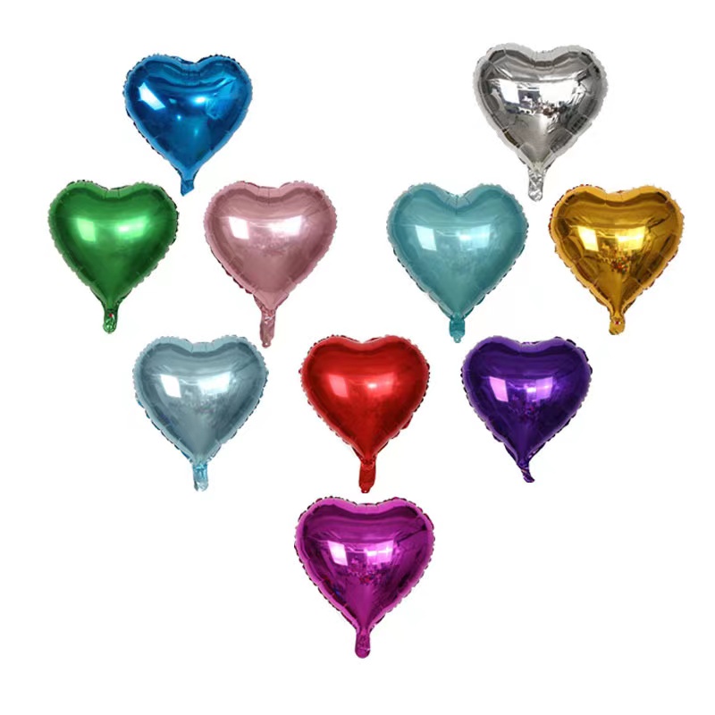 Jual 10 inch Balon foil love / balon foil hati / balon bentuk hati ...