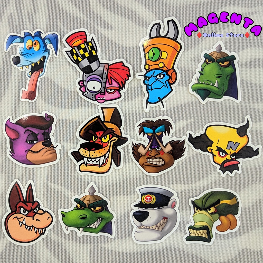 Jual Stiker Game CTR/Crash Bandicoot CTR-4 | Shopee Indonesia