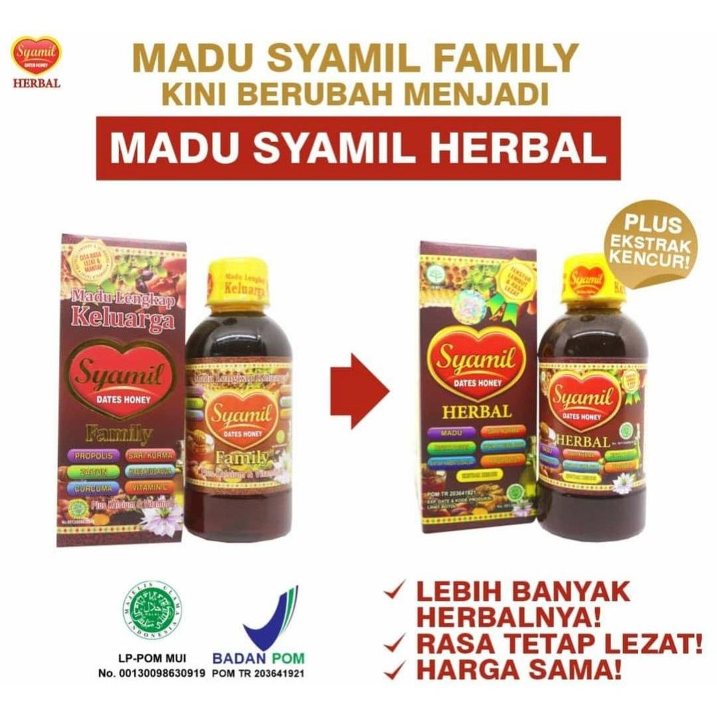 Jual Madu Syamil Family Dates Honey | Syamil Keluarga | Madu lengkap ...
