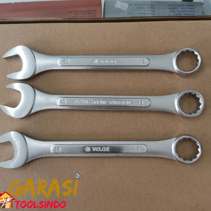 Jual Kunci ring pas 19 mm Veloz Japan kunci pas ring satuan 19mm ...