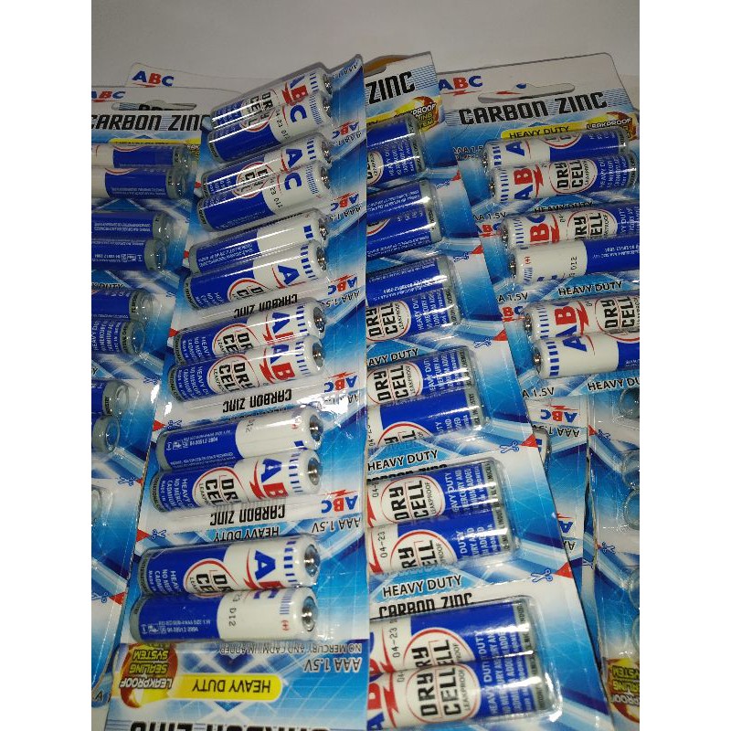 Jual batu batre baterai ABC Biru AAA/A3 isi 2 pcs MURAH | Shopee Indonesia