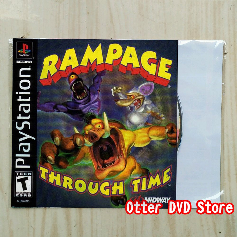 Jual Kaset CD Game Ps1 Ps 1 Rampage - Through Time Indonesia|Shopee Indonesia