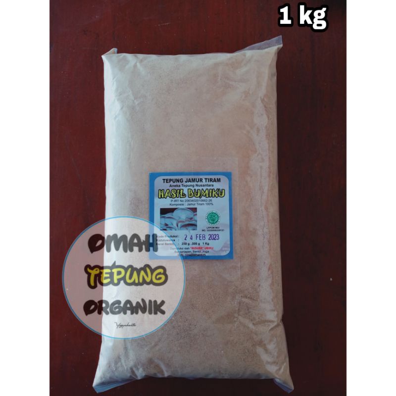 Jual Tepung JAMUR TIRAM 1 KG/bubuk Jamur Tiram kemasan 1 KG/Jamur Tiram ...