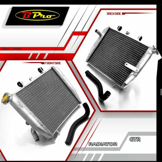 Jual Radiator Bpro Big honda Supra GTR | Shopee Indonesia