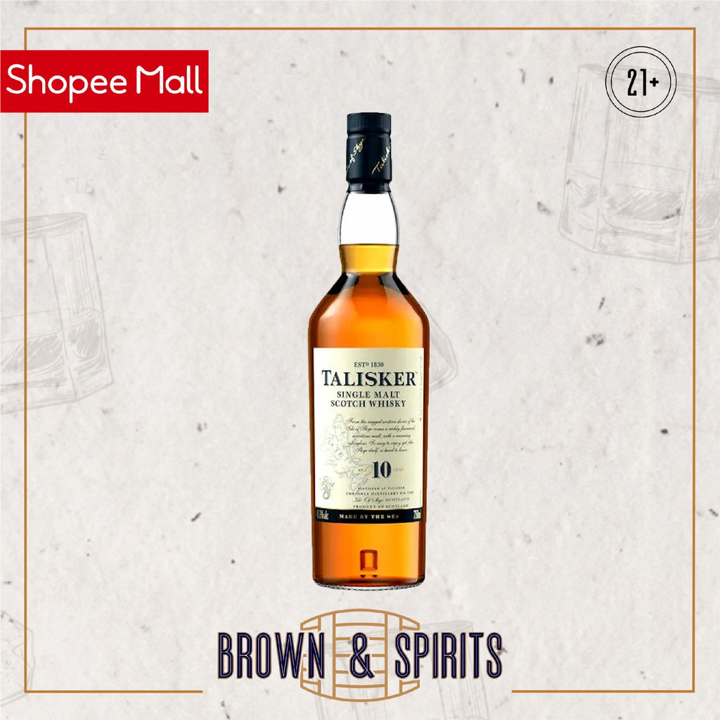 Jual Talisker 10 Years Old Single Malt Whisky | Shopee Indonesia