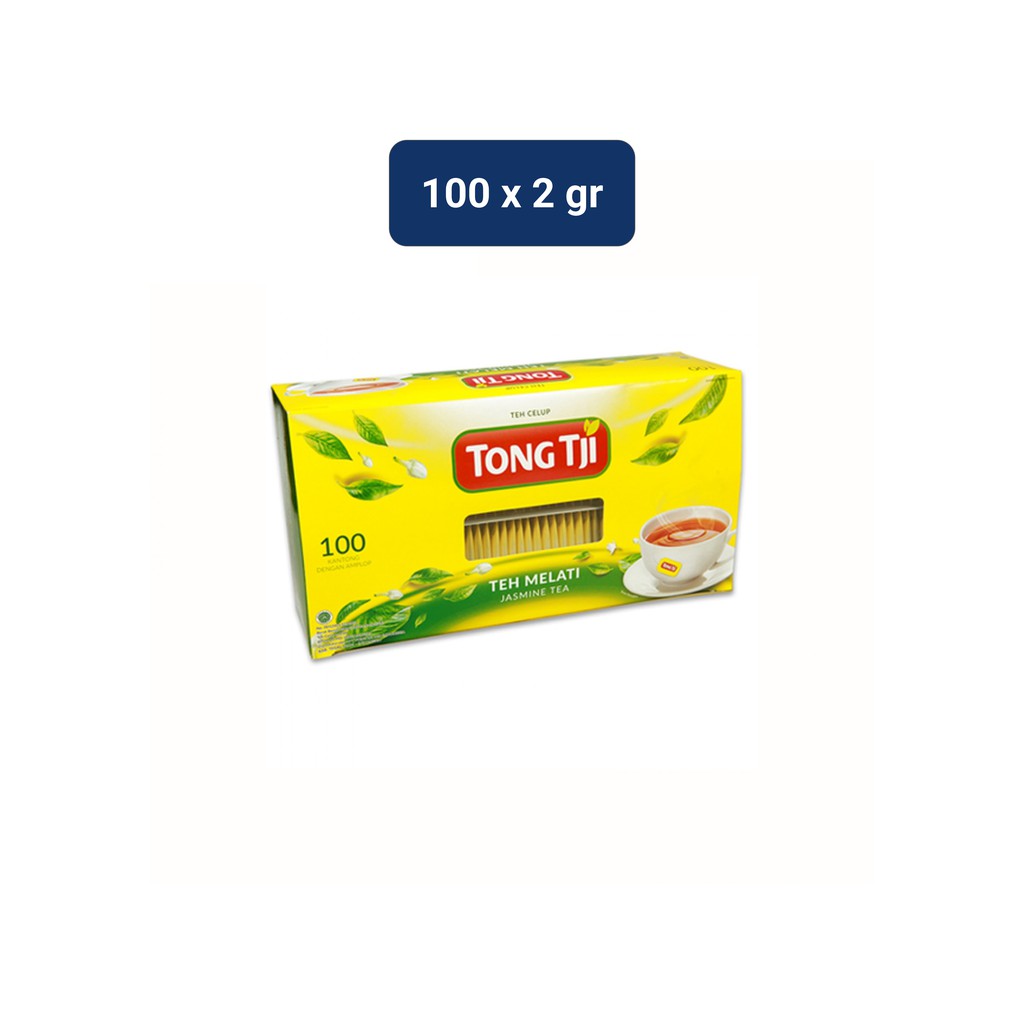Jual Tong Tji Celup Jasmine Tea Envelope 100 sachet x 2gr | Shopee ...