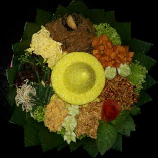 Jual TUMPENG NASI KUNING SPESIAL 5 Porsi Murah Lengkap Enak | Shopee ...