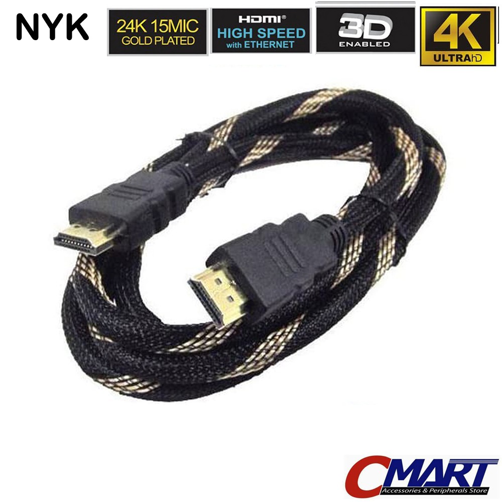 Jual NYK Kabel HDMI to HDMI 10m Gold Plated Cable 10 meter NYK-HDMM-10M ...