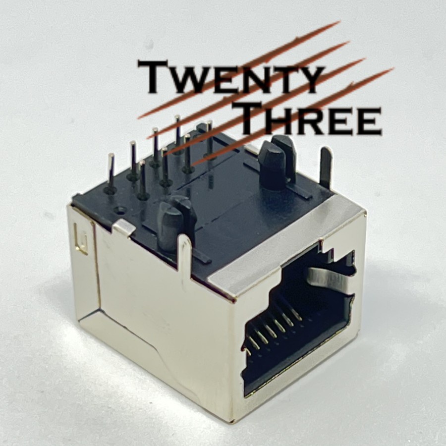 Jual Konektor RJ45 Female 8P8C PCB 8 Pin LAN Port RJ 45 | Shopee Indonesia