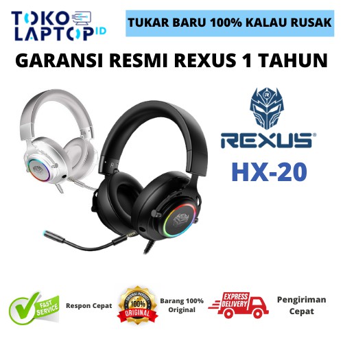Rexus HX20 Thundervox Stream 7.1 Surround Gaming Headset | Shopee Indonesia
