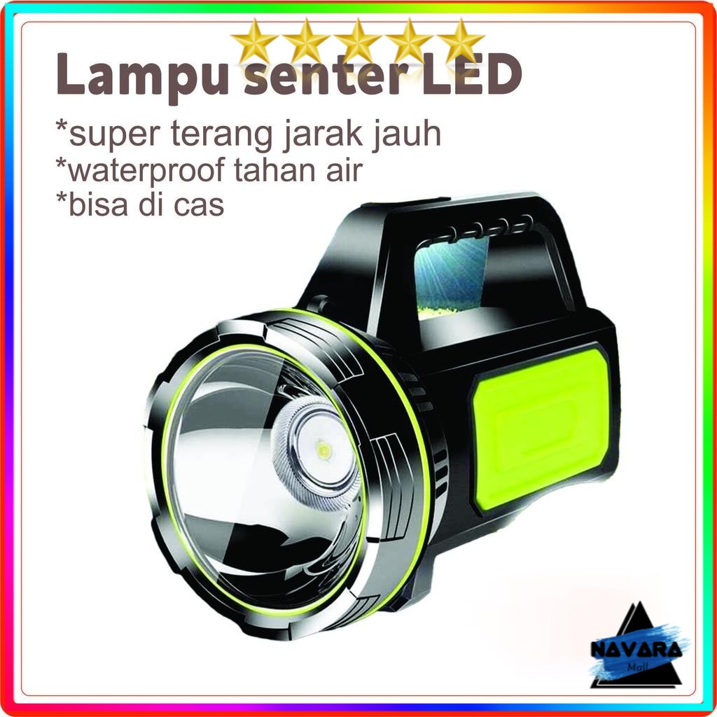 Jual Lampu Senter LED ZANCAKA Besar Super Terang Bright Rechargeable ...