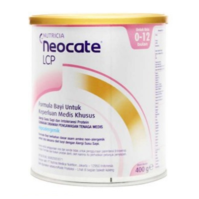Jual Susu Neocate Lcp 400gram (free dus + bubble) exp Maret 2024 ...