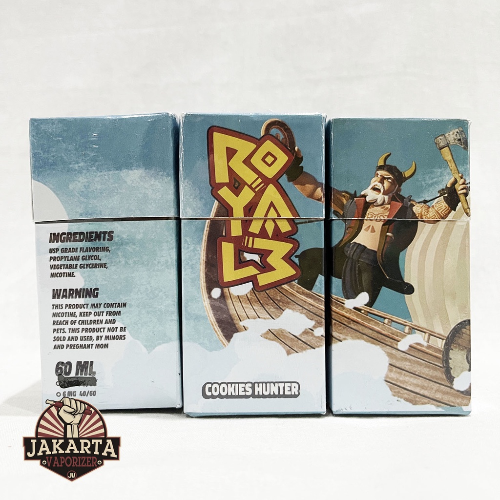 Jual ROYALE COOKIES HUNTER 60ML 3MG 6MG BY VEM JUICE X DYLAN PROS ...