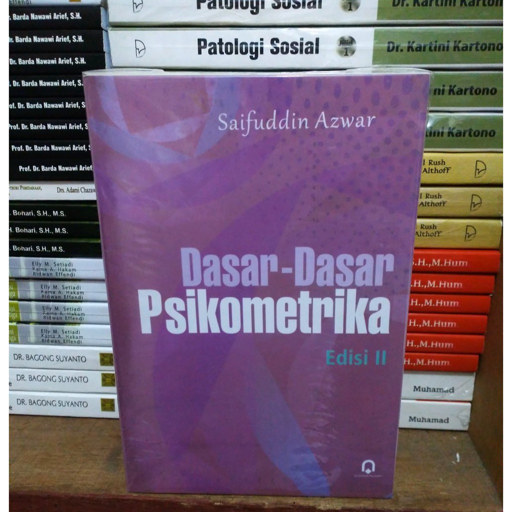 Jual Buku ORIGINAL Dasar-Dasar Psikometri (Psikometrika) Edisi 2 ...