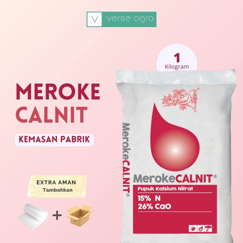 Jual Pupuk Calnit Meroke Kemasan Pabrik 1kg Murah | Shopee Indonesia