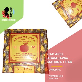 Jual CAP APEL Asam Jawa Madura kemasan 1 pak 5 x 12 (2 kg) | Shopee ...
