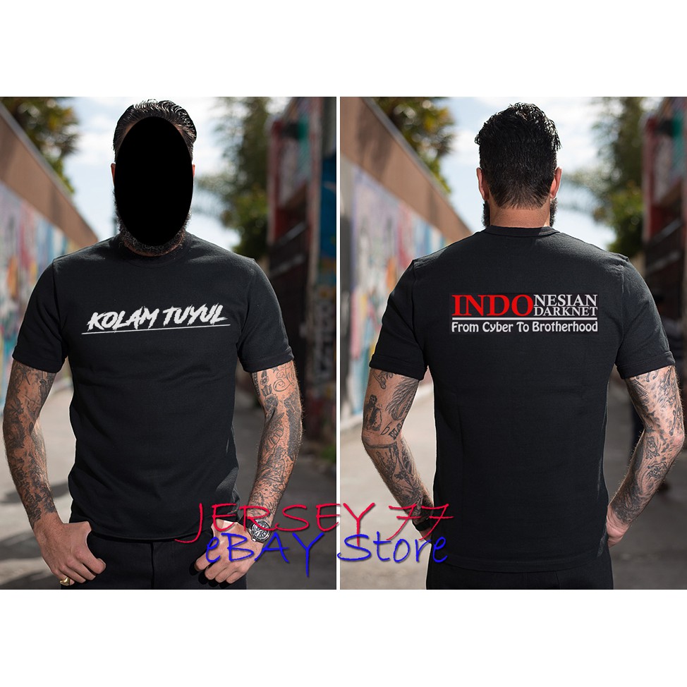 Jual KAOS IDN INDONESIAN DARKNET T SHIRT CYBER KOLAM TUYUL | Shopee ...