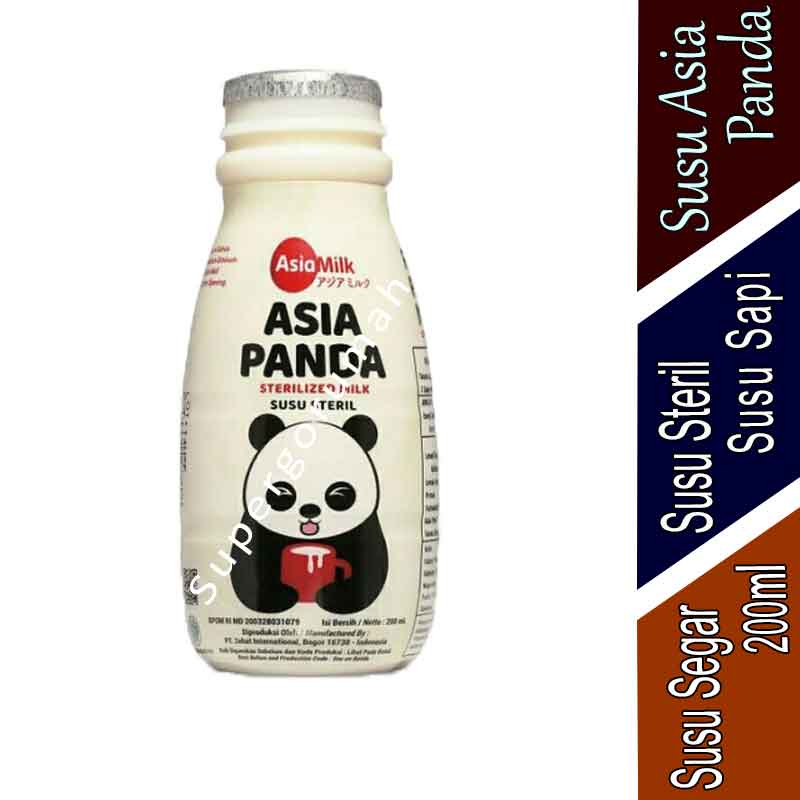 Jual Susu Steril - Susu Sapi Segar -Susu Asia Panda - 200ml | Shopee ...
