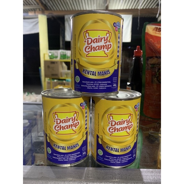 Jual SUSU KENTAL MANIS DAIRY CHAMP/SUSU KALENG/SUSU KENTAL MANIS/MILK ...