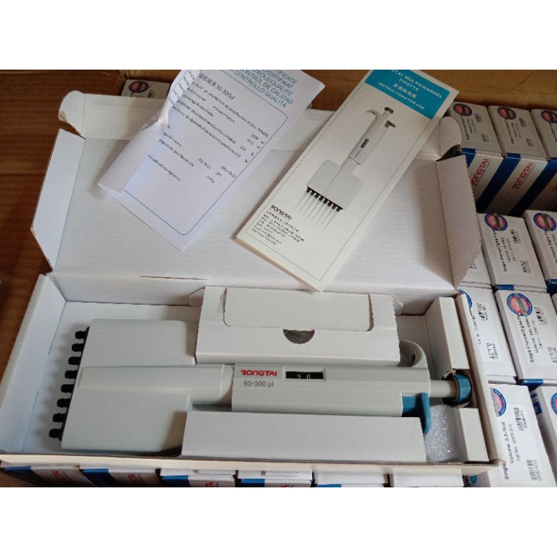 Jual Micro Pipette Rongtai 50-300ul Mikropipet Rong tai Adjustable ...