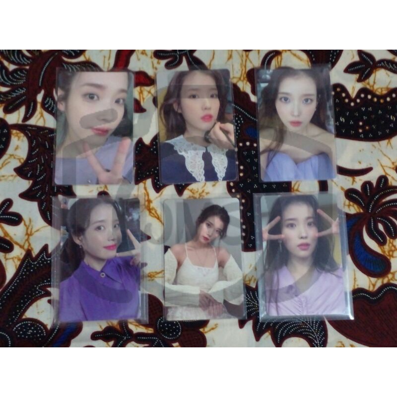Jual [READY] Sharing IU OFFICIAL Photocard Set Album Lilac Version ...
