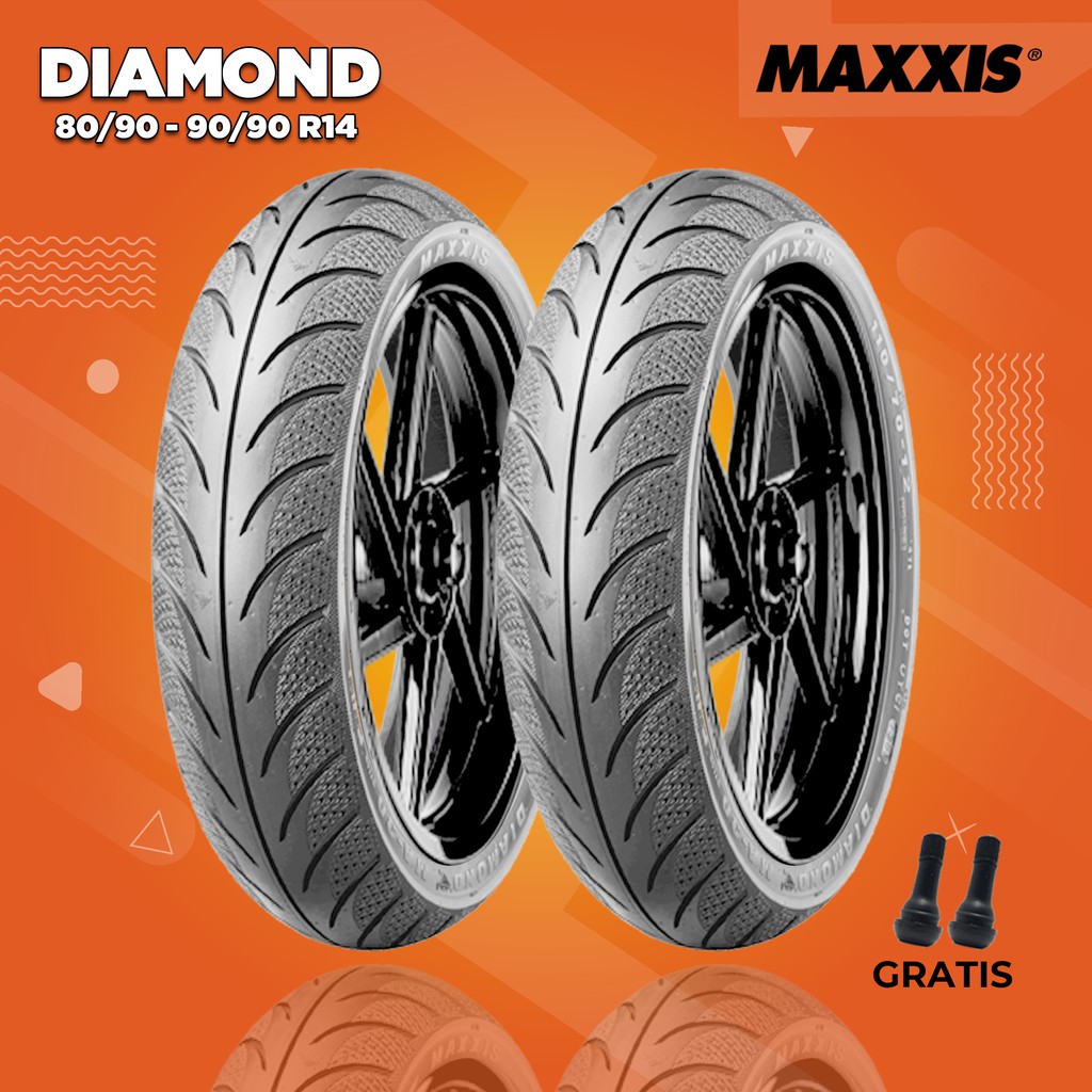 Paket Ban Motor Matic // MAXXIS DIAMOND MA-3DN 80/90 - 90/90 Ring 14 ...