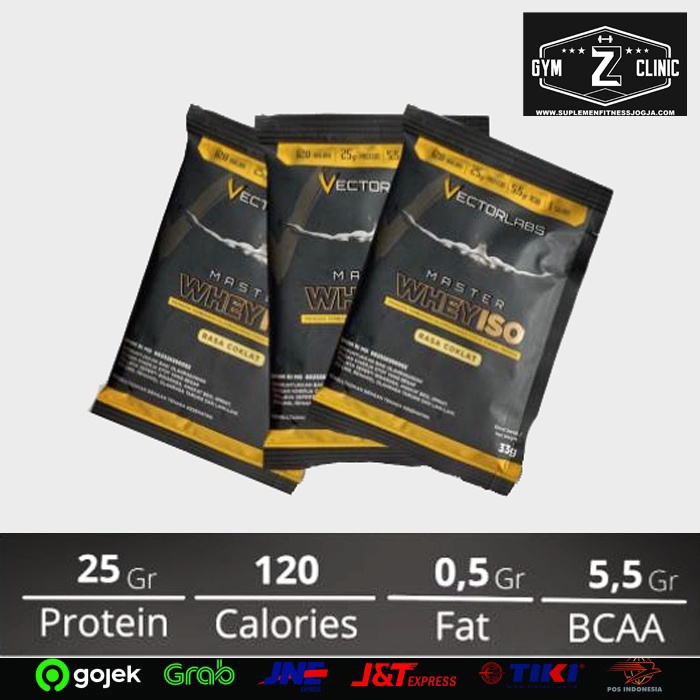 Jual Vectorlabs Master Whey Iso 1 Sachet / Protein Isolate Eceran Trial ...