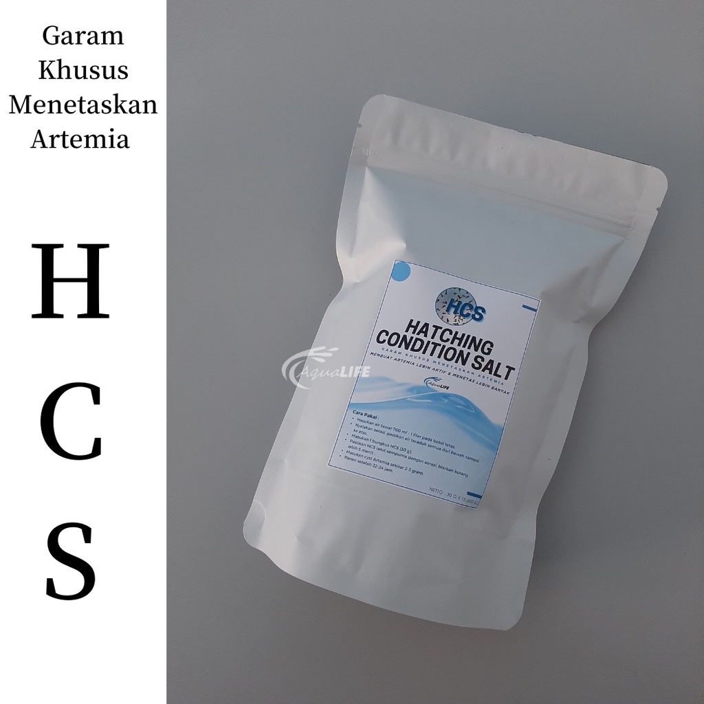 Jual HCS (HATCHING CONDITION SALT) GARAM KHUSUS ARTEMIA | Shopee Indonesia