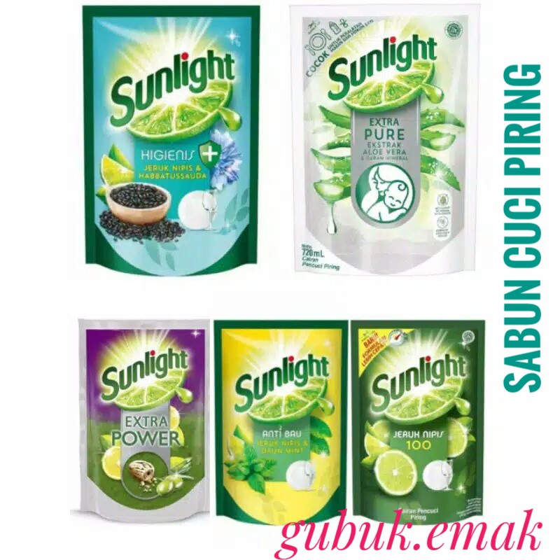 Jual Sunlight kemasan refill pouch Jeruk Nipis 755 ml / Habatussauda ...