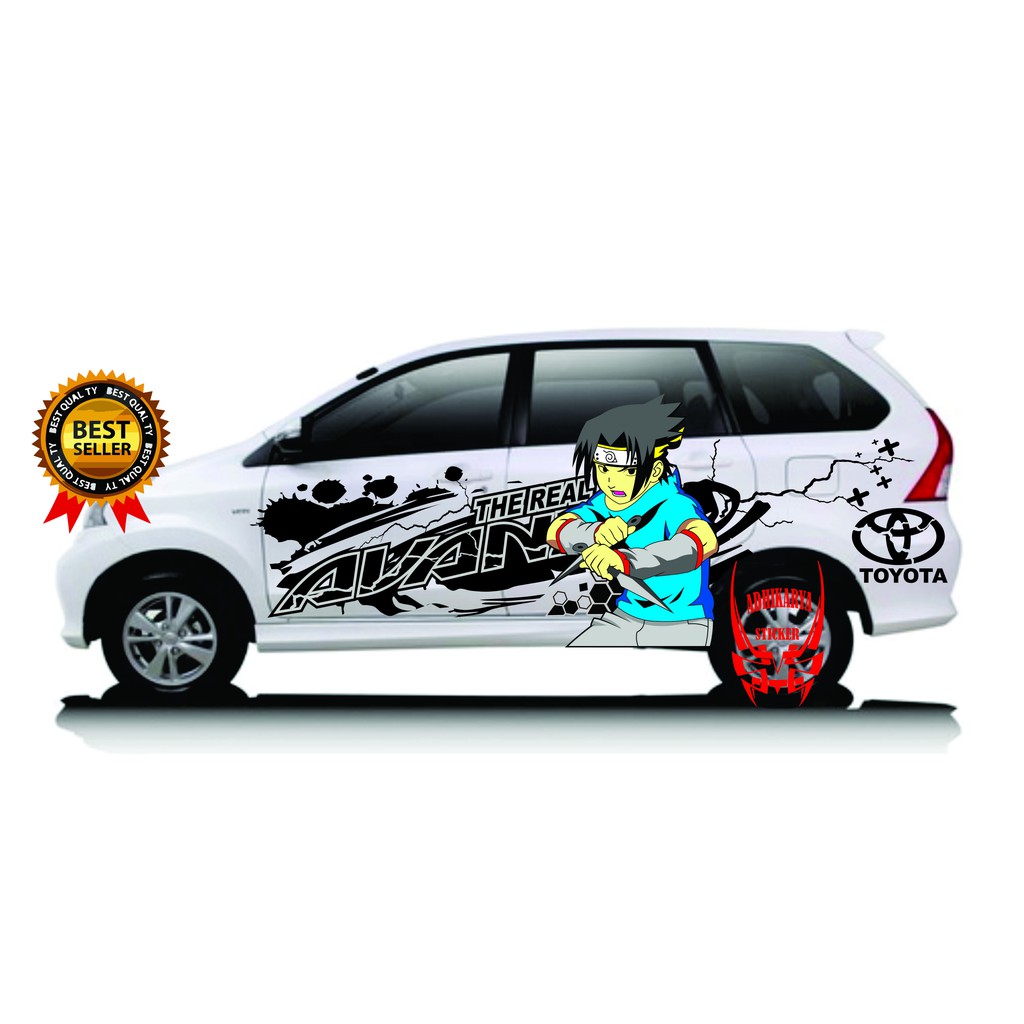 Stiker Mobil Decal dekal stiker mobil Avanza Mobil Avanza semua Tipe ...