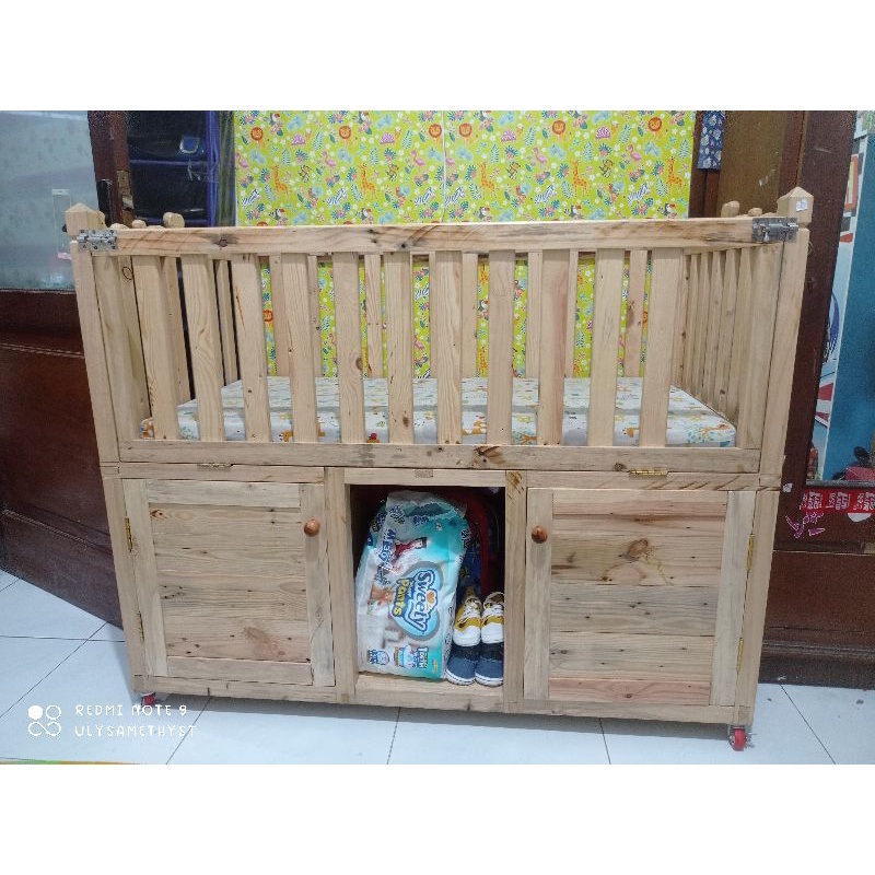 Jual Baby Box, Box Bayi Kayu Jati Belanda Handmade | Shopee Indonesia