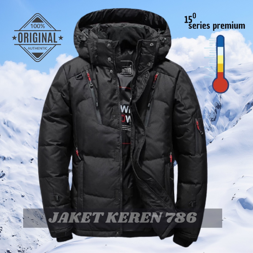 Jual Jaket Winter Tebal Pria Wanita Musim Dingin Terbaru Windproof ...