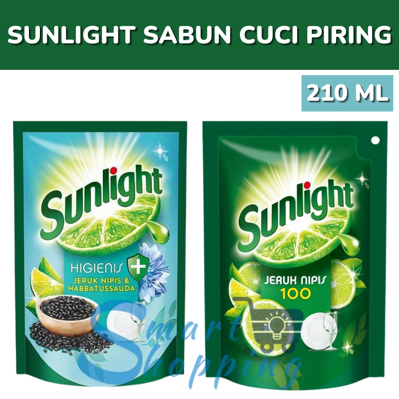 Jual SUNLIGHT SABUN CUCI PIRING 210 ML / CAIRAN PENCUCI PIRING ...