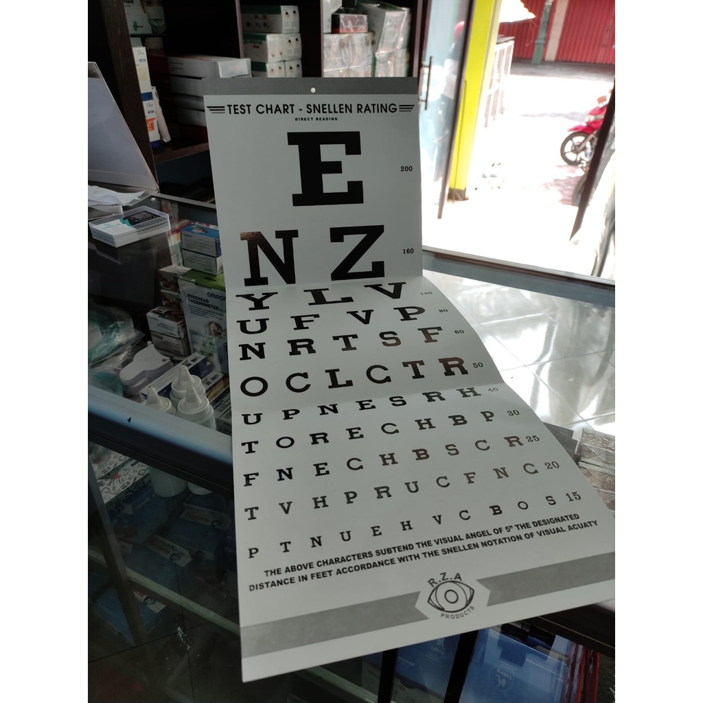 Jual SNELLEN CHART test MATA | Shopee Indonesia