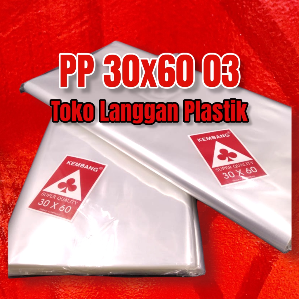 Jual Plastik PP Bening UK 30x60 cm Tebal 03 cm | Plastik Foto | Plastik Kerupuk | Plastik Snack ...